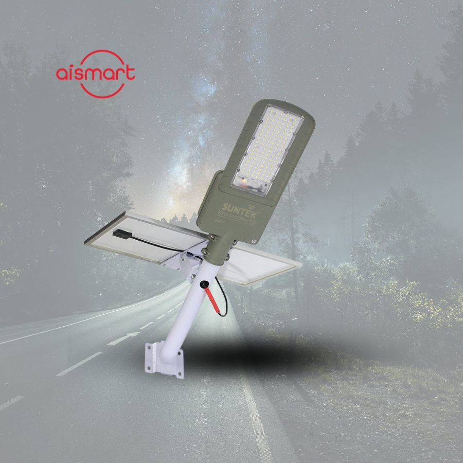 Bộ đèn đường năng lượng mặt trời công suất 200W. Model DA-02, hiệu: SUNTEK